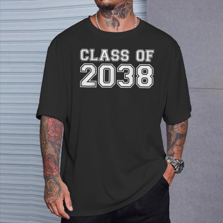 Class Of 2038 Children's Teacher 2025 First Day Of School T-Shirt | Mazezy