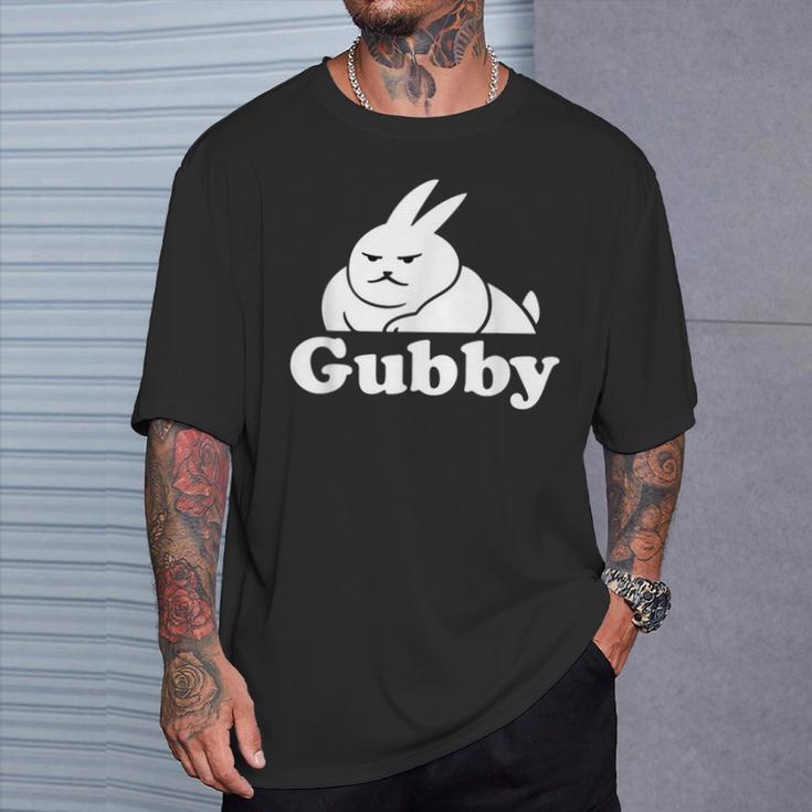 Cute Rabbit Meme Gubby The Rabbit Gubby T-Shirt - Thegiftio UK