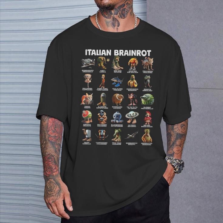 Italian Brain Rot Italian Brainrot Memes T-Shirt | Mazezy DE