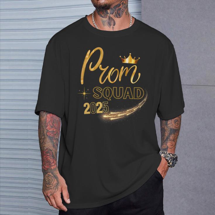Prom Squad Graduation Class Of 2025 Party Matching Group T-Shirt | Mazezy
