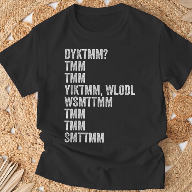 Do You Know The Muffin Man Dyktmm Nostalgic Quote T-Shirt - Seseable